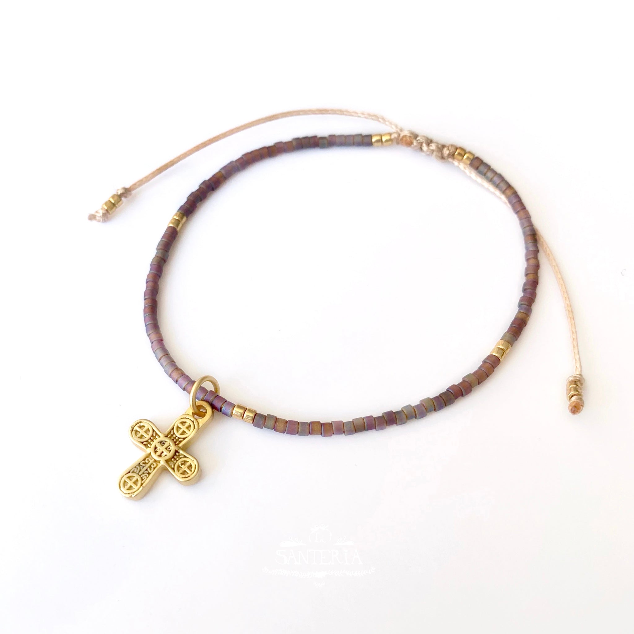 Pulsera Miyuki Cruz - LaSantería